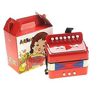 Kids Accordion Musical Instrument For Children, Beginner Friendly, Lightweight Easy to Learn Music, Kids Learning Instrument 10 Keys Control