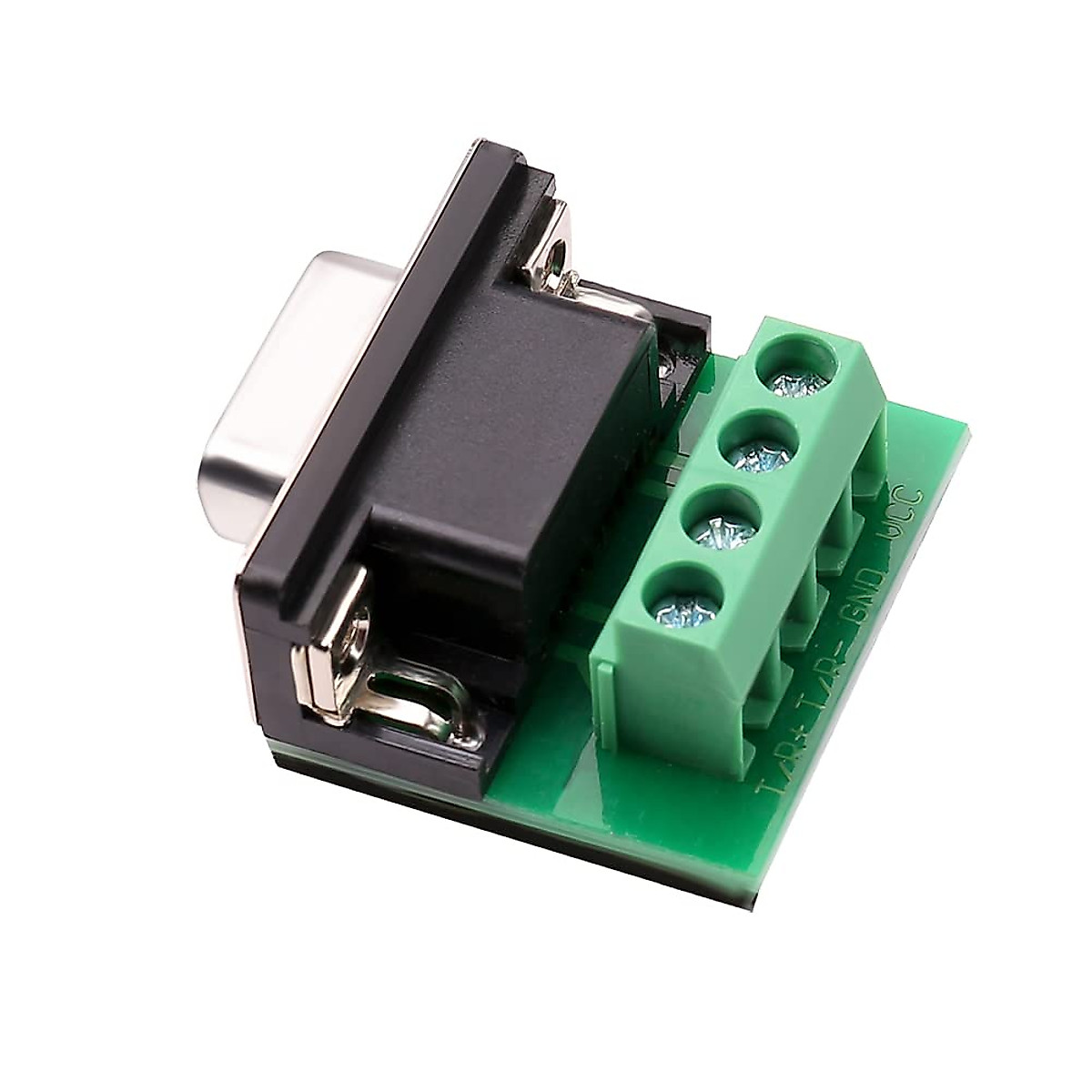 DTech RS232 to RS485 Converter Serial Communication Data Adapter with TX RX LED Indicators and Terminal Board