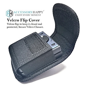 AH Premium 360 Rotating Military Grade Men Phone Belt Construction Holster Pouch, for Samsung Flip 4 5G, Z Flip 3 Holster, Mot Razr 5G