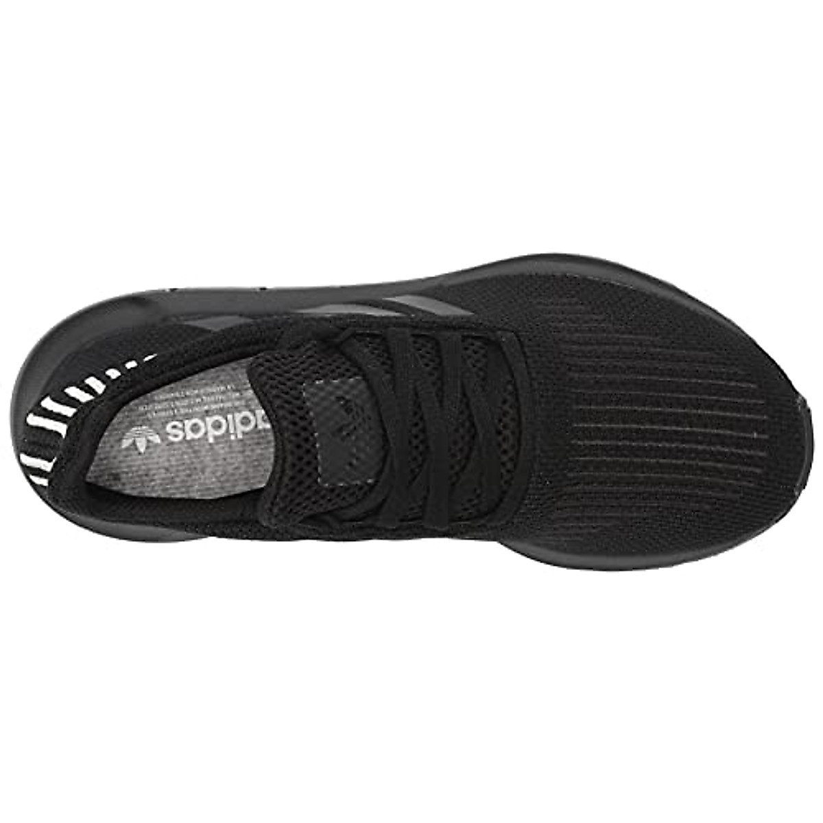 adidas Women's Swift Run Shoes, Black/Black/Black, 9