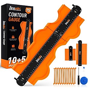 Lenski Gifts for Dad, Stocking Stuffers for Adults Men, Connectable Contour Gauge Tools for Men, Mens Gifts Ideas for Christmas, Dad Gifts for Men Who Have Everything, Cool Stuff Gadgets for Men
