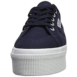 Superga Women's 2790A COTW Sneaker, Navy, 41 M EU / 9.5 B(M) US Women