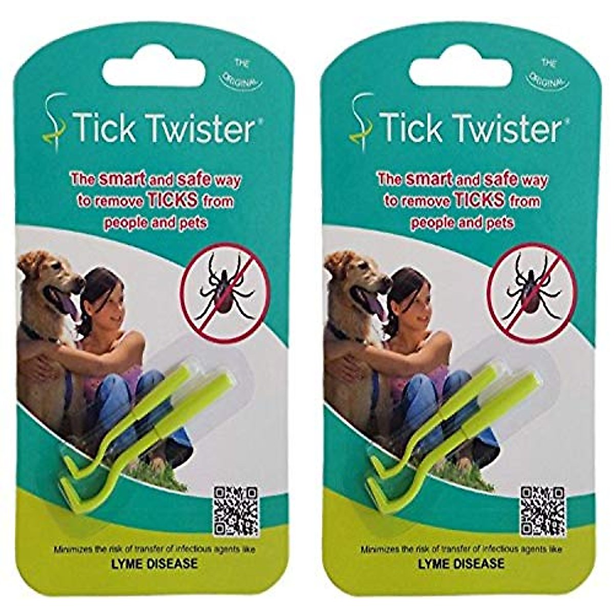 Tick Twister Tick Remover Set with Small and Large (Pack of 2 Sets)