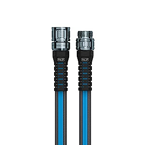 FITT Force Pro Water Hose, 5/8" 50 ft Heavy-Duty Commercial Grade Garden Hose, Blue
