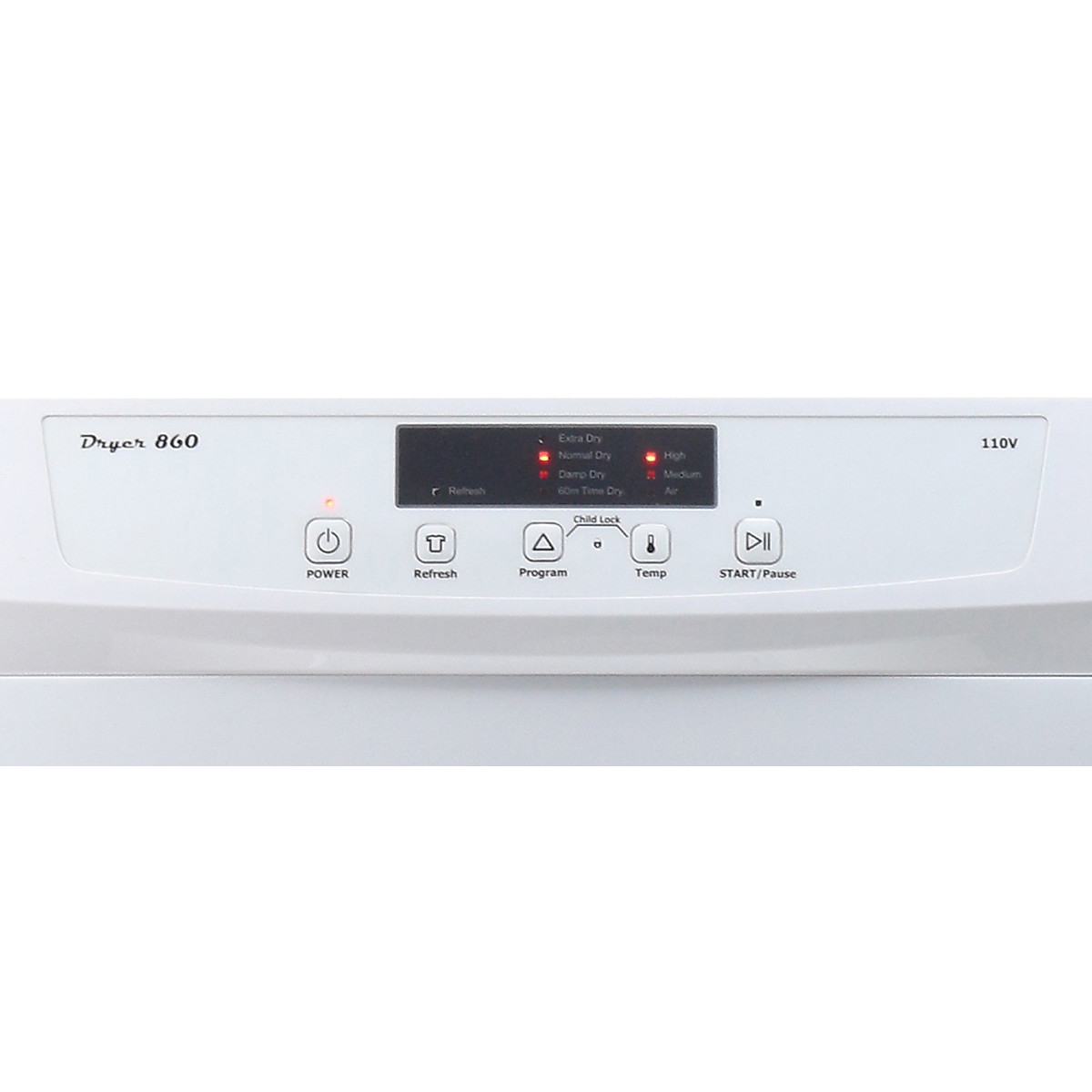 Equator ED860 Compact 3.5cu.ft. Dryer-Sensor Dry/Refresh function