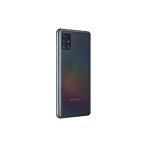 Samsung Galaxy A51 A515F 128GB DUOS GSM Unlocked Phone w/ Quad Camera 48 MP + 12 MP + 5 MP + 5 MP (International Variant/US Compatible LTE) - Prism Crush Black