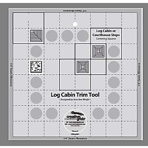 Creative Grids Log Cabin Trim Tool for 8" Blocks