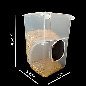 Automatic Pigeon Quail Bird Feeder Parrot No Mess Feeder Cage Accessories Supplies for Parakeet Canary Cockatiel Finch