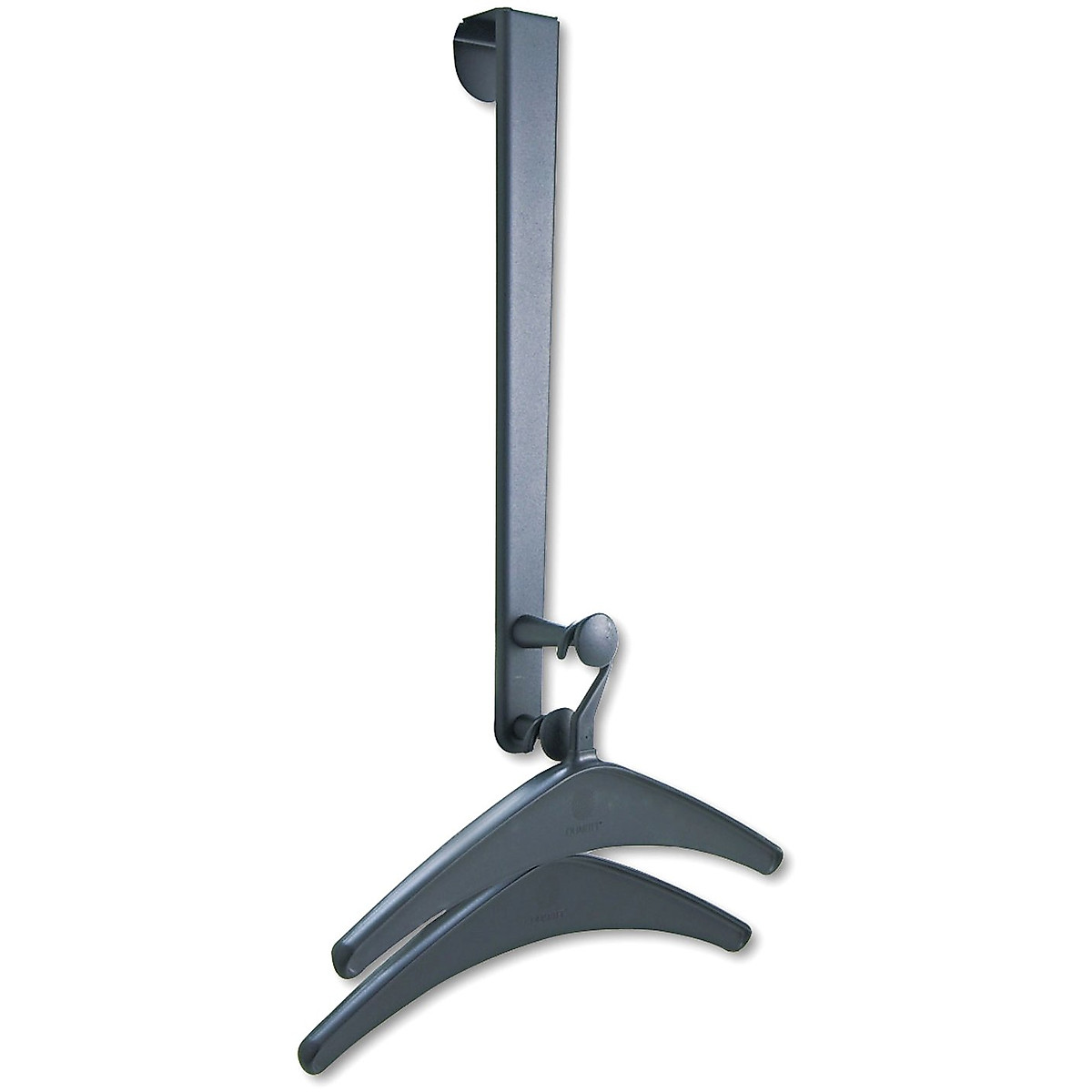 Quartet Over-the-Door Hook, Double Posts, 1 Hanger Included, Black (20703)