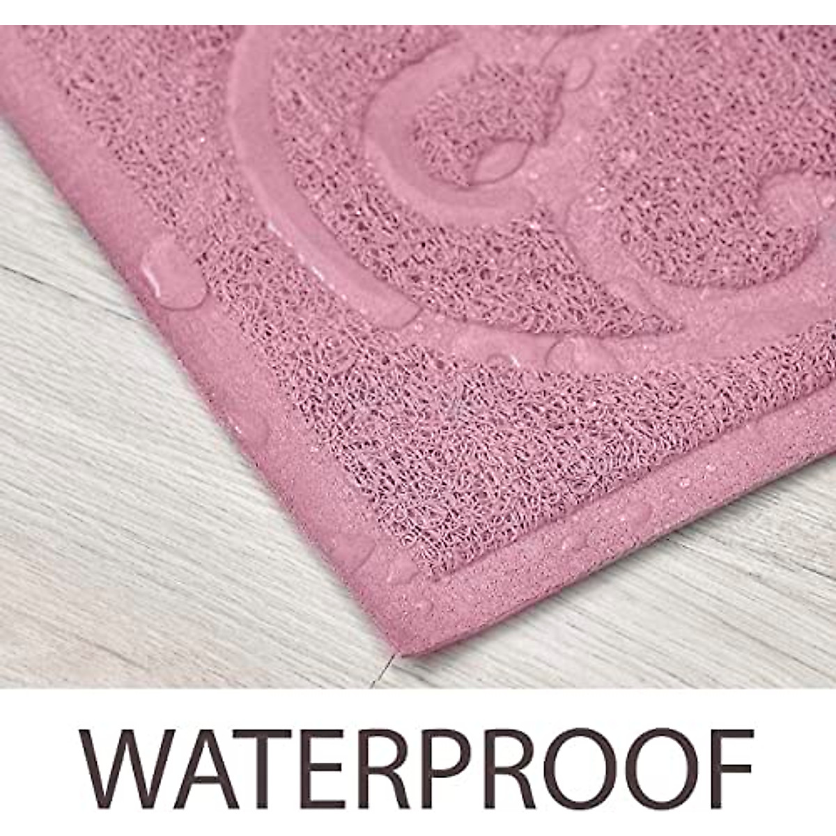 PetLike Cat Litter Mat, Thick Litter Trapping Mat, Durable Litter Box Mat Waterproof, Indoor Mat Washable Mats with Non-Slip Backing, Soft on Kitty Paws and Easy to Clean, Phthalate Free