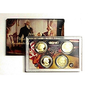 2007 S Presidential 4-coin Proof Set w/Box & COA Proof