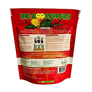 Big A Pepper Fertilizer – 13.5oz Premium Organic Fertilizer for Peppers – Eco-Friendly Organic Plant Food for Garden – Gardening Fertilizer for Crispy and Delicious Peppers of All Types