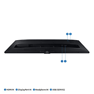 Samsung Business S70A Series 32 Inch 4K UHD 3840x2160 Computer Monitor, VA HDR10, Pivot Stand, DisplayPort, HDMI, Headphone (S32A704NWN) (Renewed)