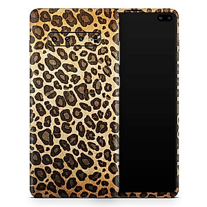 DesignSkinz Vibrant Leopard Print V23 Protective Vinyl Decal Wrap Skin Cover Compatible with The Samsung Galaxy S20 (Screen Trim & Back Glass Skin)