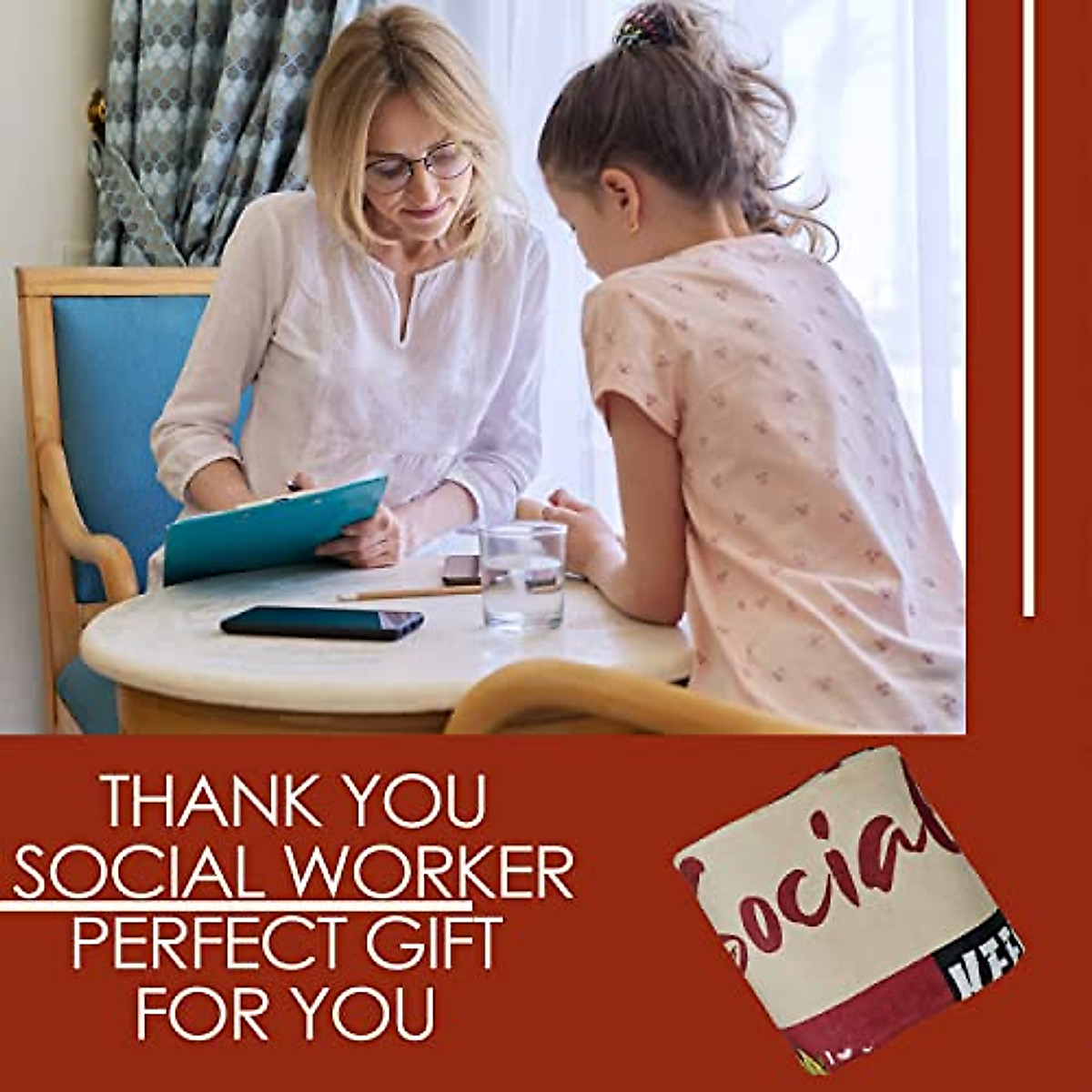 Social Worker Gifts for Women Blanket Birthday for Social Workers Appreciation Graduation Gifts for BSW, MSW, DSW Soft Throw Fleece Blanket 60”x50” in Home Bed Sofa Chairs Dorm