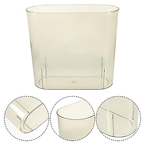 Cabilock Trash Can Garbage Can Bins for Organization Trash Bucket Trash Container Trash Bin Waste Basket Kitchen Wastebasket Bathroom Wastebasket Large The Pet Flower Bucket Office