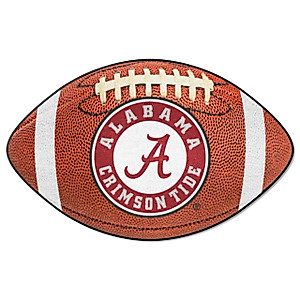 FANMATS 35629 Alabama Crimson Tide Football Rug - 20.5in. x 32.5in.