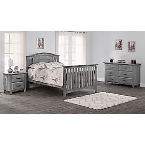 Oxford Baby Universal Full Bed Conversion Kit, Graphite Gray, GreenGuard Gold Certified