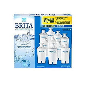 Brita Replacement Filters for Drinking Water Pitchers (Pack of 10)