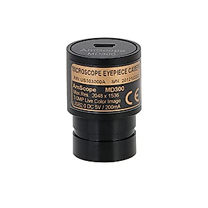 AmScope - 3MP USB 2.0 Color CMOS Digital Eyepiece Microscope Camera - MD300A