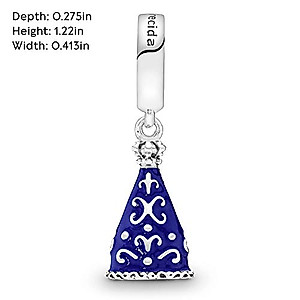 Pandora Nossa Senhora Aparecida Dangle Charm - Compatible Moments Bracelets - Jewelry for Women - Gift for Women in Your Life - Made with Sterling Silver & Enamel