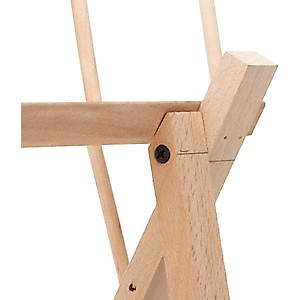 20 Spool Foldable Wooden Thread Rack Holder,Spool Cone Bobbins Stand Thread Organizer Wall Mount Yarn Storage Spool Holder Machine Sewing Embroidery Quilting Storage Holder,Sewing Craft Tools