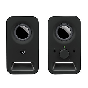 Logitech Multimedia Speakers Z150 with Stereo Sound for Multiple Devices, Black