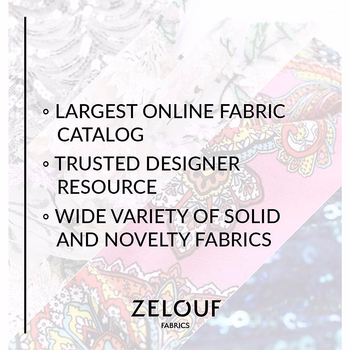 ZELOUF FABRICS Stretch Velvet | Fabric by The Yard | DIY, Sewing, Wedding, Bridal, Dress, Dance, Costume, Crafts | 5 Yard