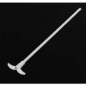 PTFE Electric Stirring Rod Overhead Stirrer Mixer Shaft Anchor Paddle for Flask in Lab (400MM)