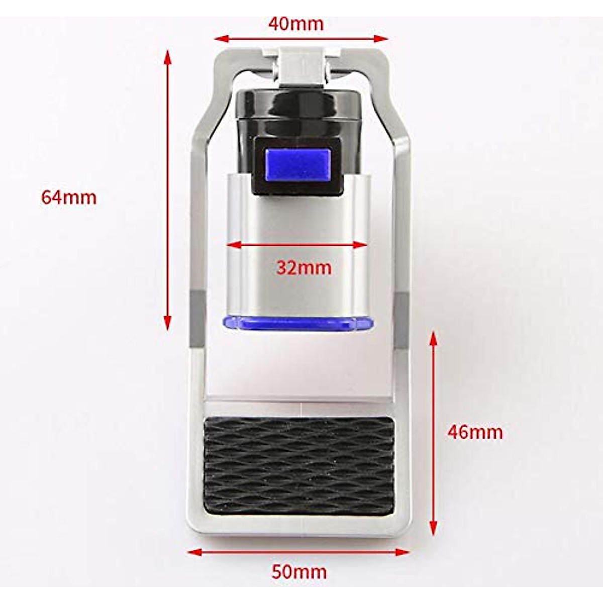 Water Cooler Faucet,Water Dispenser Spigot,Push Style with Child Safety Lock for Ro System Adaptor Hot Cold Water,2 Pieces Plastic,Red/Blue