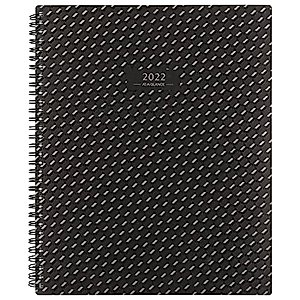 2022 Weekly & Monthly Planner by AT-A-GLANCE, 8-1/2" x 11", Large, Block Format, Elevation, Black (75950P05)