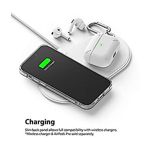 Ringke Air Shoulder Strap Compatible with iPhone 12 Pro Max Case, Crossbody Necklace Lanyard with Clear TPU Silicone Phone Cover for 6.7-inch (2020) - Clear