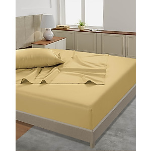 LANE LINEN Queen Sheet Set Deep Pocket – 450 Thread Count 100% Cotton Sheet Sets, Soft & Cooling Sateen Weave, Deep Pocket Fits 15” Mattress, Luxury Queen Size Sheets for Home & Hotel, Cocoon