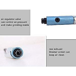 ZHONG AN Extended Die Grinder, 1/4",1/8" Collets and 2 Wrenches (Long Shaft)