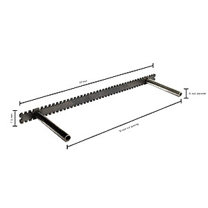 Heavy Duty Floating Shelf Bracket - 1 1/4 backplate - 9 sizes - 3/4 Rod Diameter - 4, 6, and 9 inch rod length
