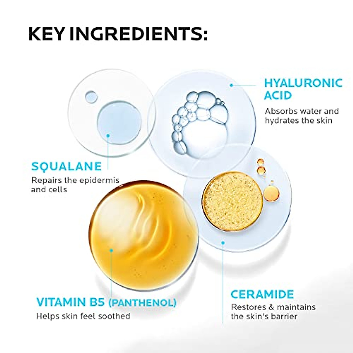 ZealSea Body and Face Moisturizer with Hyaluronic Acid and Ceramide, Daily Facial and Body Lotion, Day and Night Hydrating Moisturizing Cream for All Skin Types, Hydrate and Soothe Dry Skin, 10.2 oz