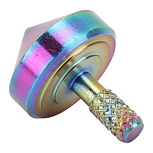 Fidget Spinner Gyroscope Toy, Portable Office Anxiety Stress Relief ADHD Rotating Gyroscope Toy Metal Finger gyrosphere for Boyfriend Father (Colorful)