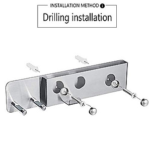 Magik Magnetic Supersonic Hair Dryer Accessories Metal Wall Mount Holder Hanger for Dyson and Other Hair Dryers Bathroom Toothbrush Makeup Cosmetic Shelf Rack Caddy Storage Organizer (Large, Silver)