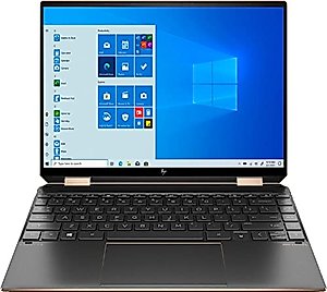 HP Spectre x360 Luxury 14T, 13.5" 3:2 WUXGA Touch, Intel i7-1195G7, 16GB RAM, 1TB NVMe SSD, Intel 5G nanoSim Slot, Fingerprint, Tilt Pen, Black, Win 11 Pro, B&O Audio, 64GB TechWarehouse Flashdrive