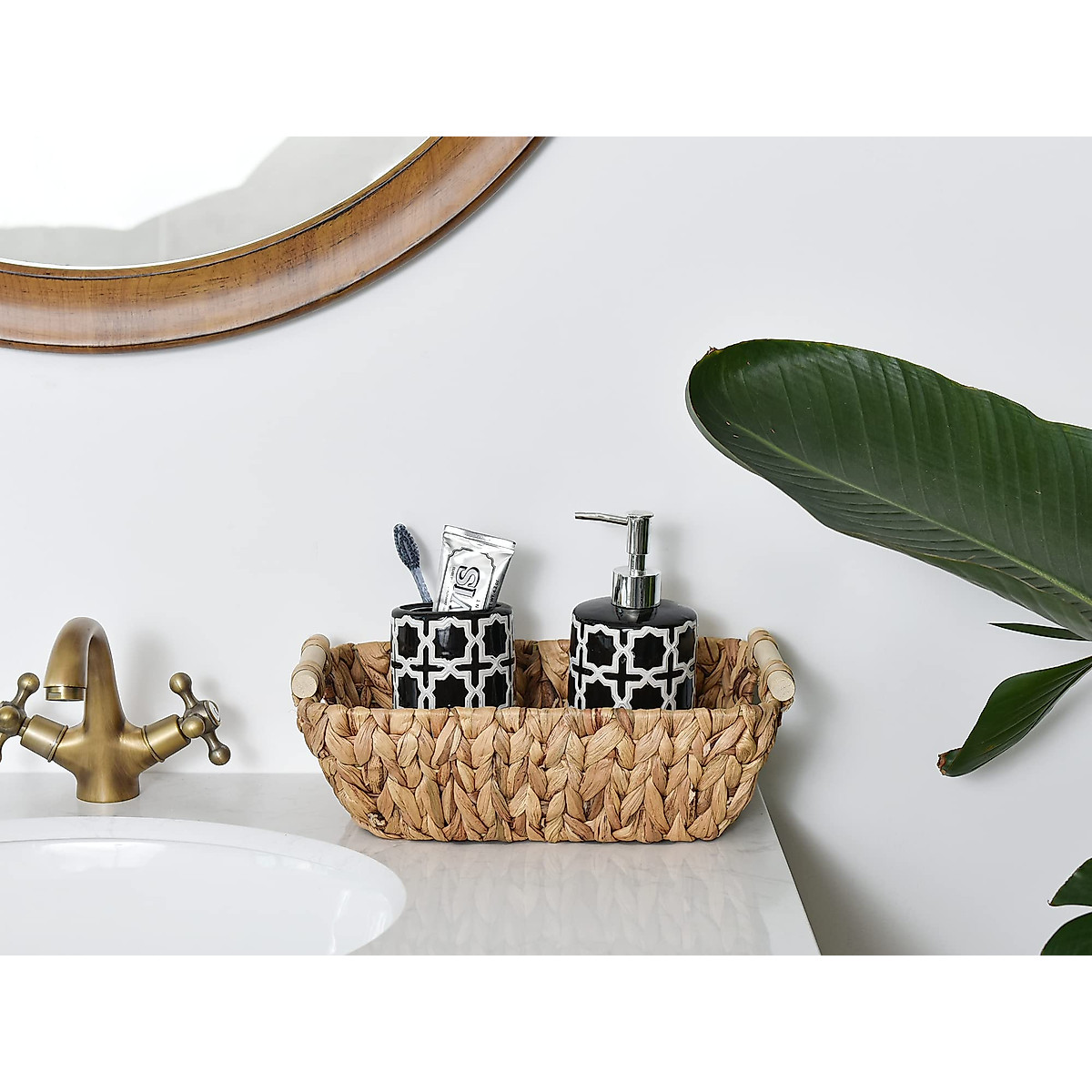 StorageWorks Water Hyacinth Storage Baskets