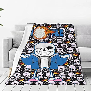 Ultra-Soft Micro Fleece Blanket 3D Fashion Print All Season Couch Sofa Warm Bed Throw Blanket Perfect for Kids Adults Family Birthday Gift 4-50"X40"