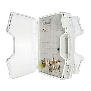 COLDWATER FLY FISHING - Huge "The Flybrary of Congress" Waterproof - Saltwater Fly Box - Holds All Your Flies, Streamers, and Jigs