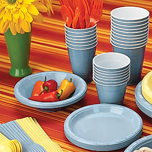 Light Blue Solid Color Plastic Party Cup (12 Oz.) 20 Count - Premium Quality and Durable, Perfect for Any Celebration