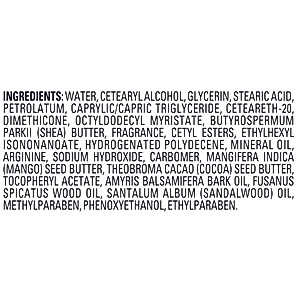 Jergens Sandalwood Body Butter Lotion, Moisturizer Infused with Sandalwood Essential Oil, For All Skin Types, 7 Oz