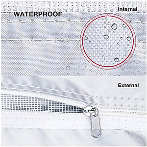 MordenApe Sunshade Sidewall with Window for 10x10 Pop Up Canopy, Instant Canopy SunWall, 1 Pack (10 x 10, White)