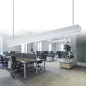 LED Shop Light 4FT,5000K/4000K/3500KSelectable LED Linear Strip Lights,0-10VDimmable LED Light Fixture for Garage Workshop Warehouse,4Foot LED Commercial Ceiling Light,Fluorescent Replacement-2Pack