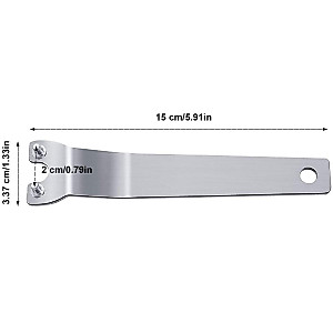 Bosch-100 Angle Grinder Replacement Parts - Angle Grinder Spanner wrench, Grinder Inner Flange Nut & Grinder Outer Flange Nut Compatible