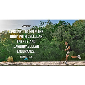 ONNIT Shroom TECH Sport (84ct) | All Natural Pre-Workout Supplement with Ashwagandha, Cordyceps Mushroom, and Rhodiola Rosea