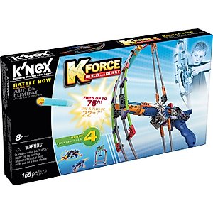 K’NEX K-FORCE Battle Bow Build and Blast Set,8-12 years,165 pcs