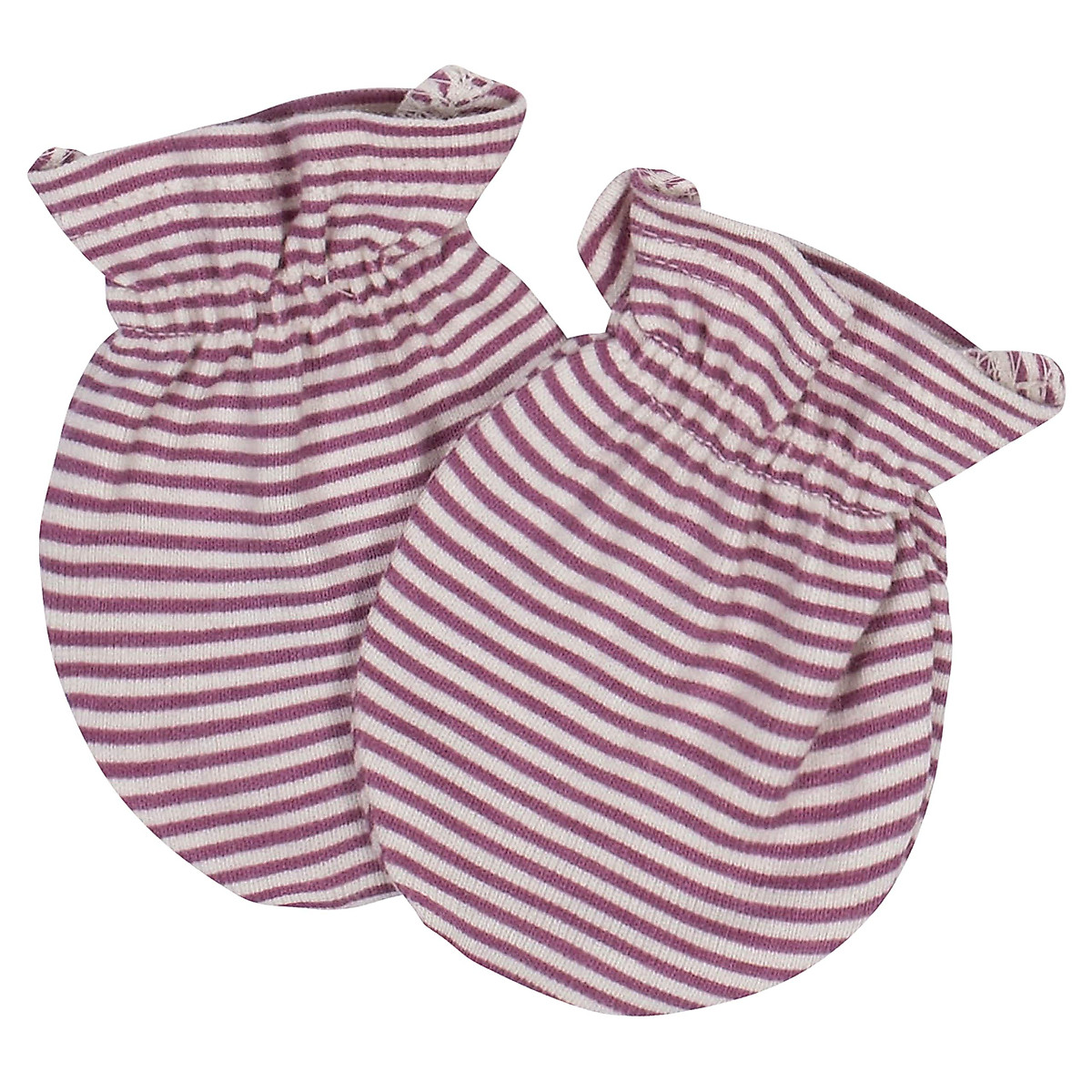 Grow by Gerber Baby Girls 4-Pack Mittens, Pink/Ivory, 0-3 Months